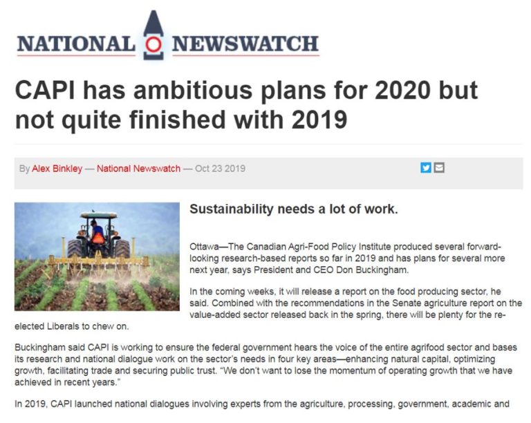 CAPI has ambitious plans for 2020 but not quite finished with 2019 ...