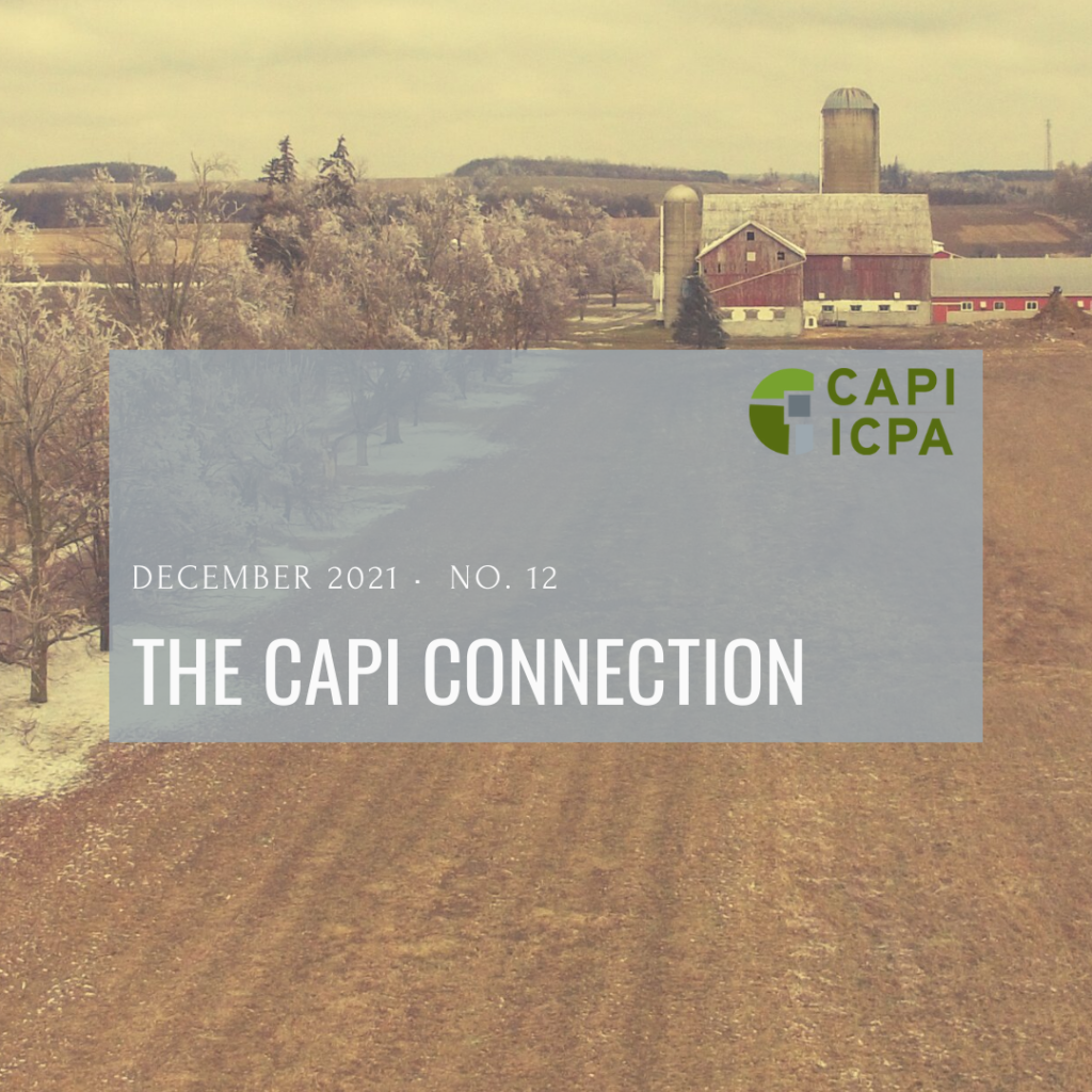 The CAPI Connection - December 2021 - Canadian Agri-Food Policy Institute