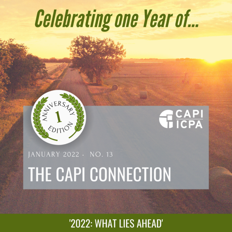 The CAPI Connection - January 2022 - Canadian Agri-Food Policy Institute