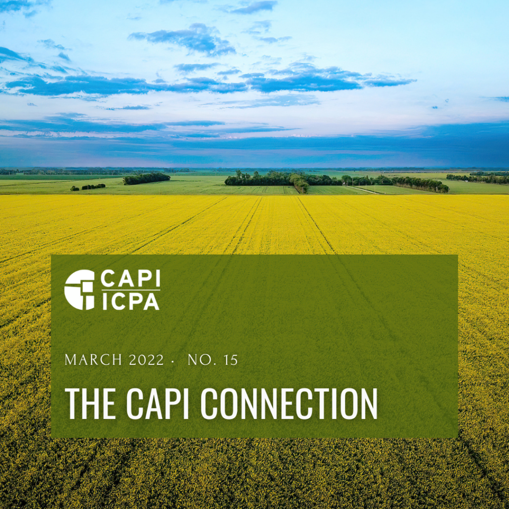 The CAPI Connection - March 2022 - Canadian Agri-Food Policy Institute