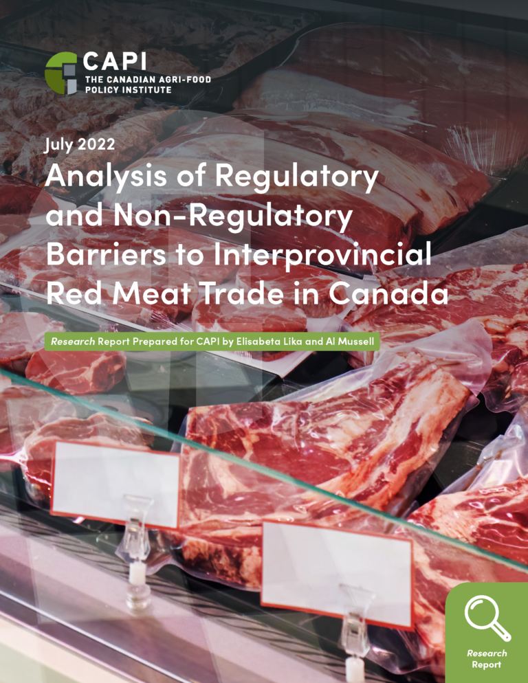 Analysis of Regulatory and Non-Regulatory Barriers to Domestic Red Meat ...
