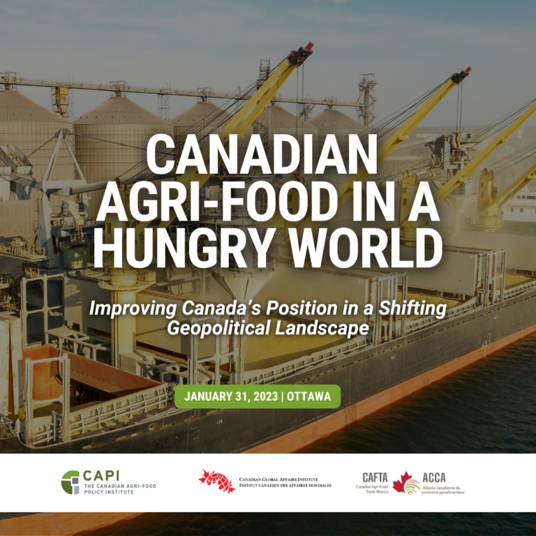 Canadian Agri-Food in a Hungry World: Improving Canada’s Position in a ...
