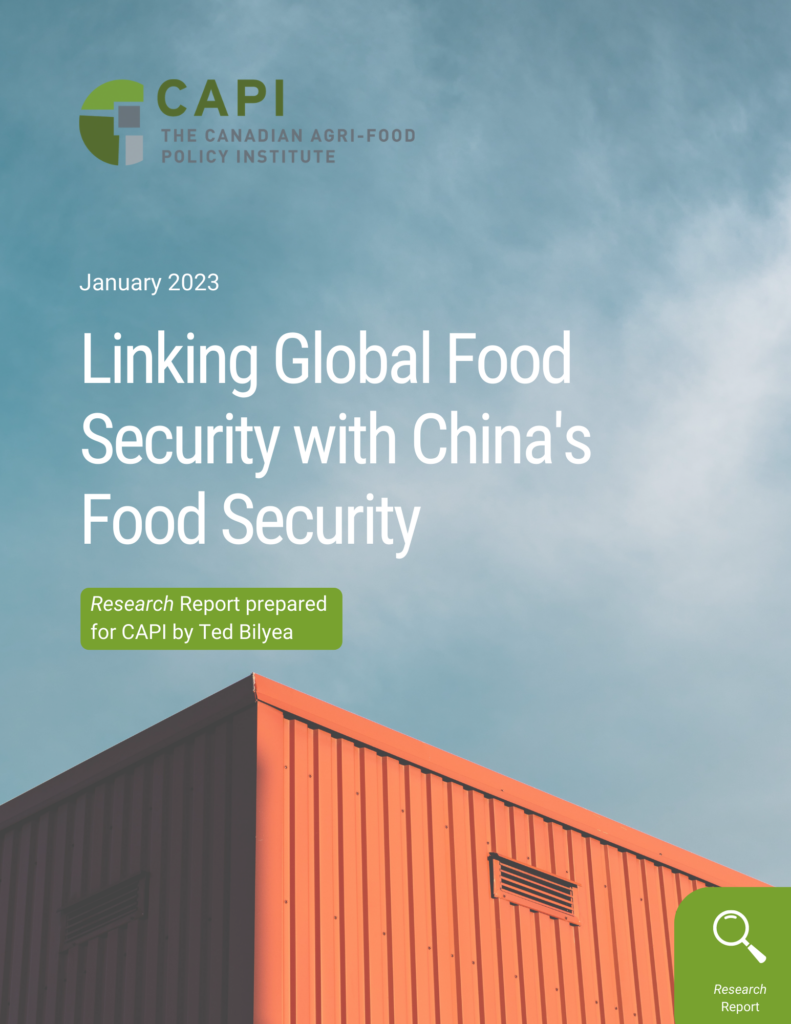 Linking global food security with China's food security - Canadian Agri ... Linking global food security with China's food security - Canadian Agri ...