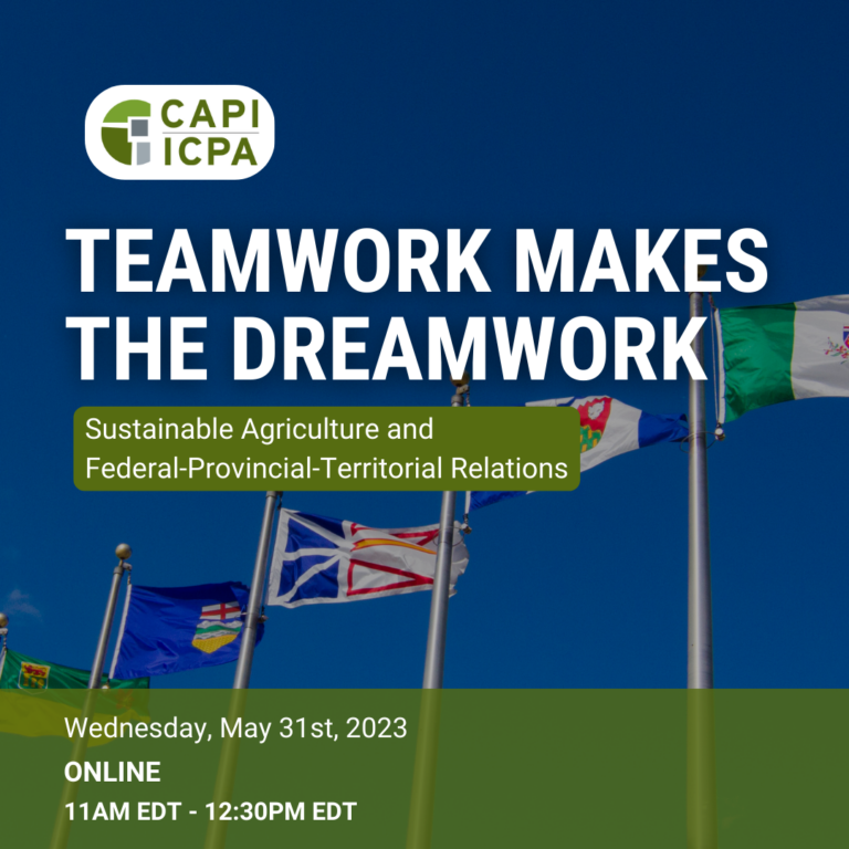 Teamwork Makes the Dreamwork: Sustainable Agriculture and Federal ...