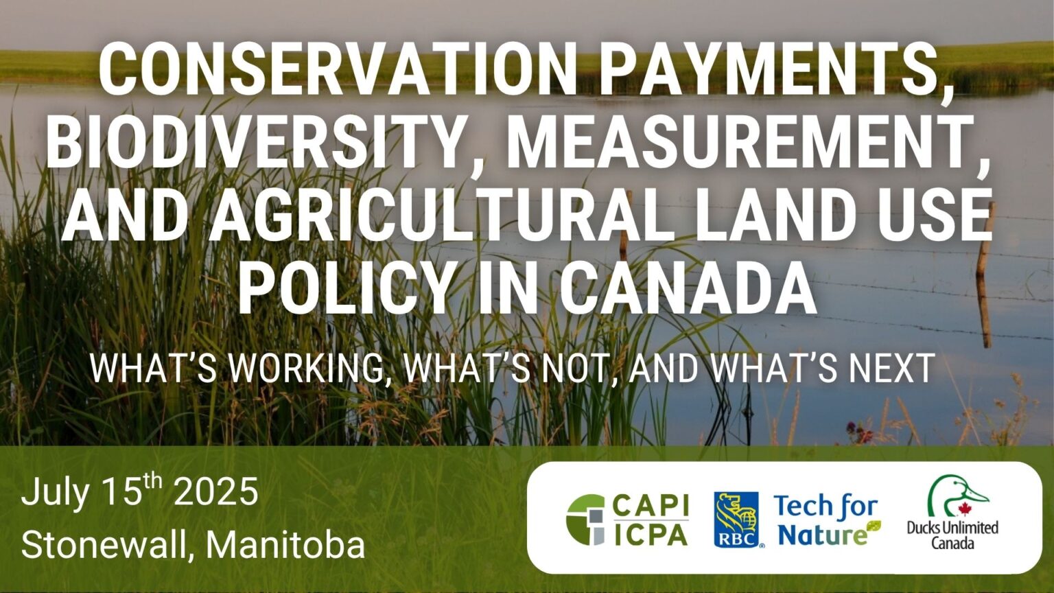 Conservation Payments, Biodiversity, Measurement, and Agricultural Land ...