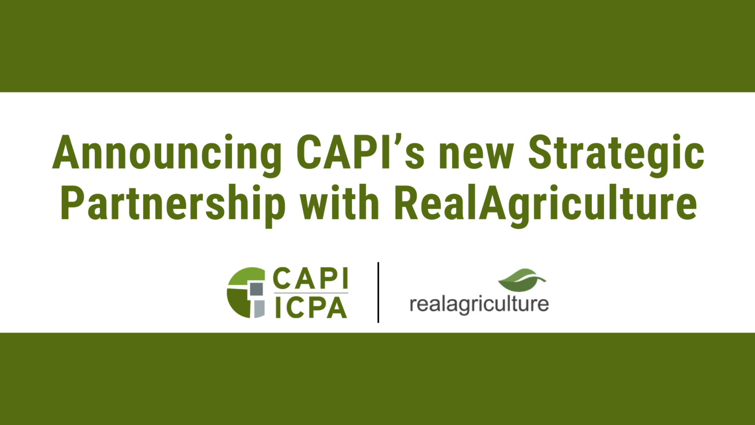 RealAgriculture and CAPI announce strategic partnership to amplify ...